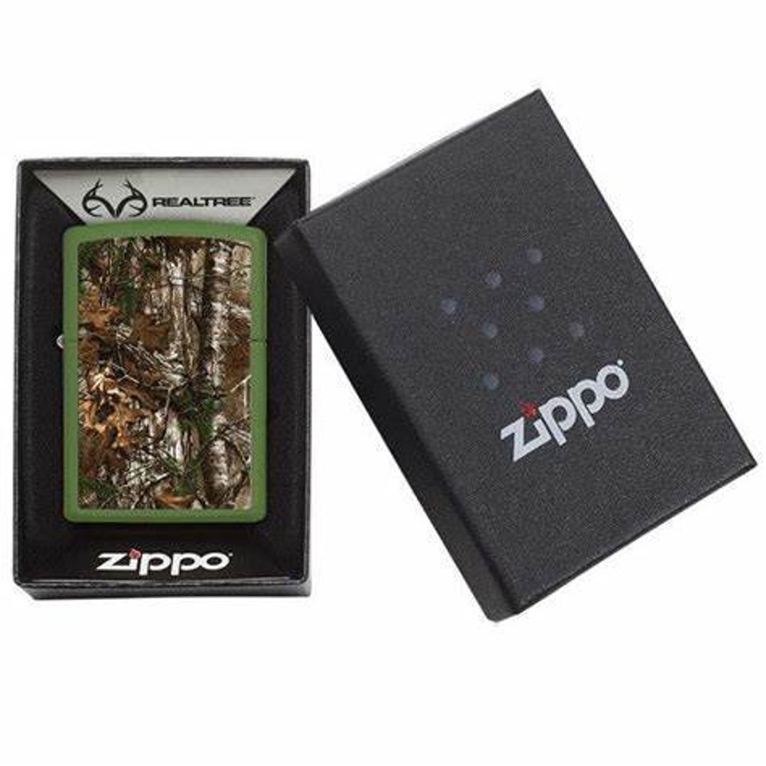 Sharp Mossy Green Realtree Camo Zippo Lighter - Etsy