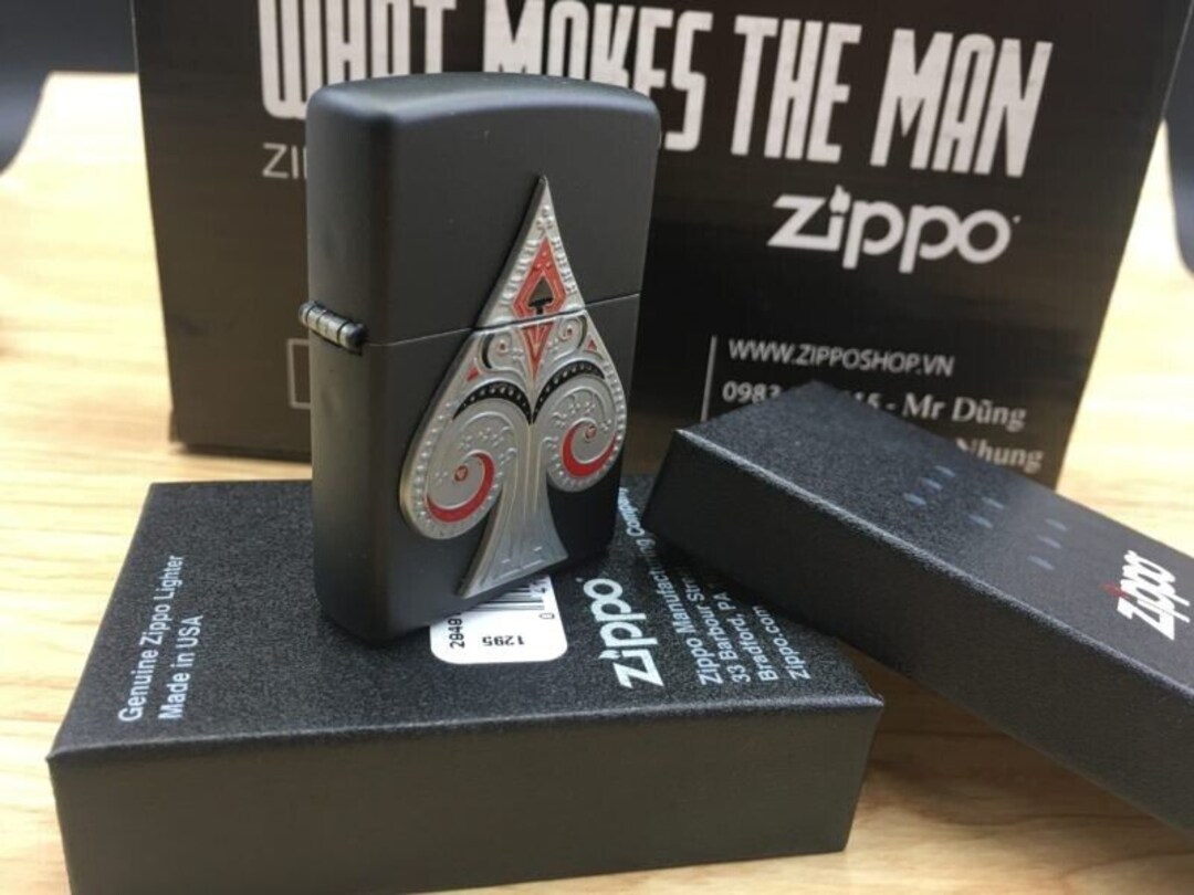 Gorgeous Ace of Spades Emblem Zippo Lighter - Etsy