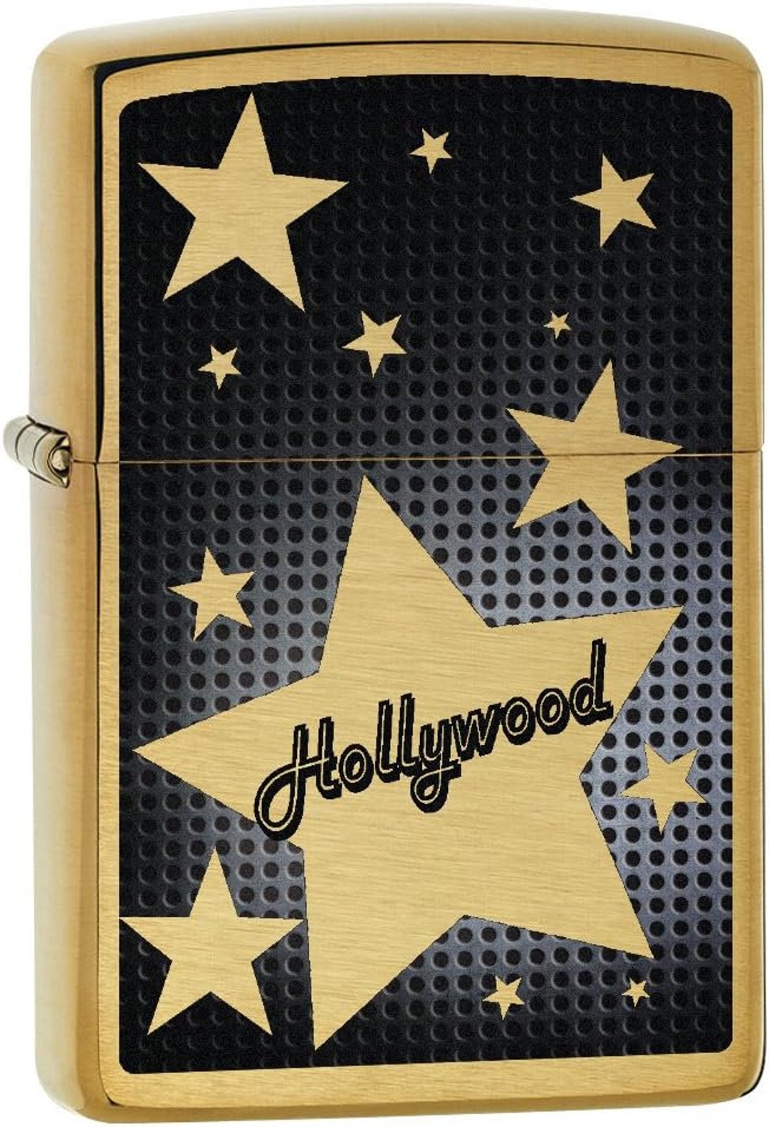 Sharp Brass Hollywood Star Zippo Lighter - Etsy