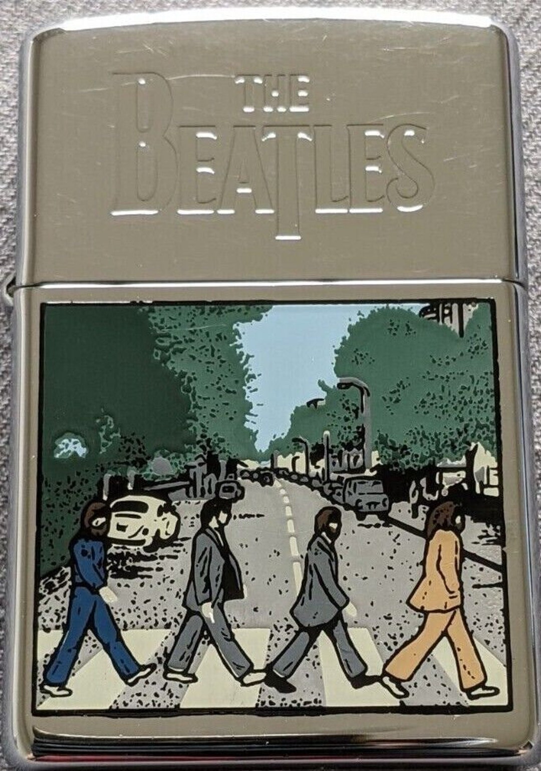 Rare Beatles Abbey Road Polished Chrome Zippo Lighter - Etsy