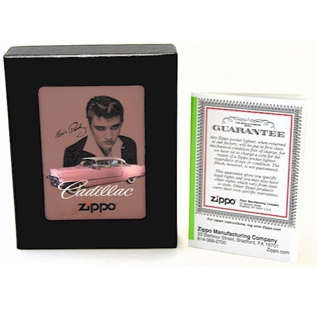 Rare Retired Limited Edition Elvis Pink Cadillac Numbered Zippo Lighter ...
