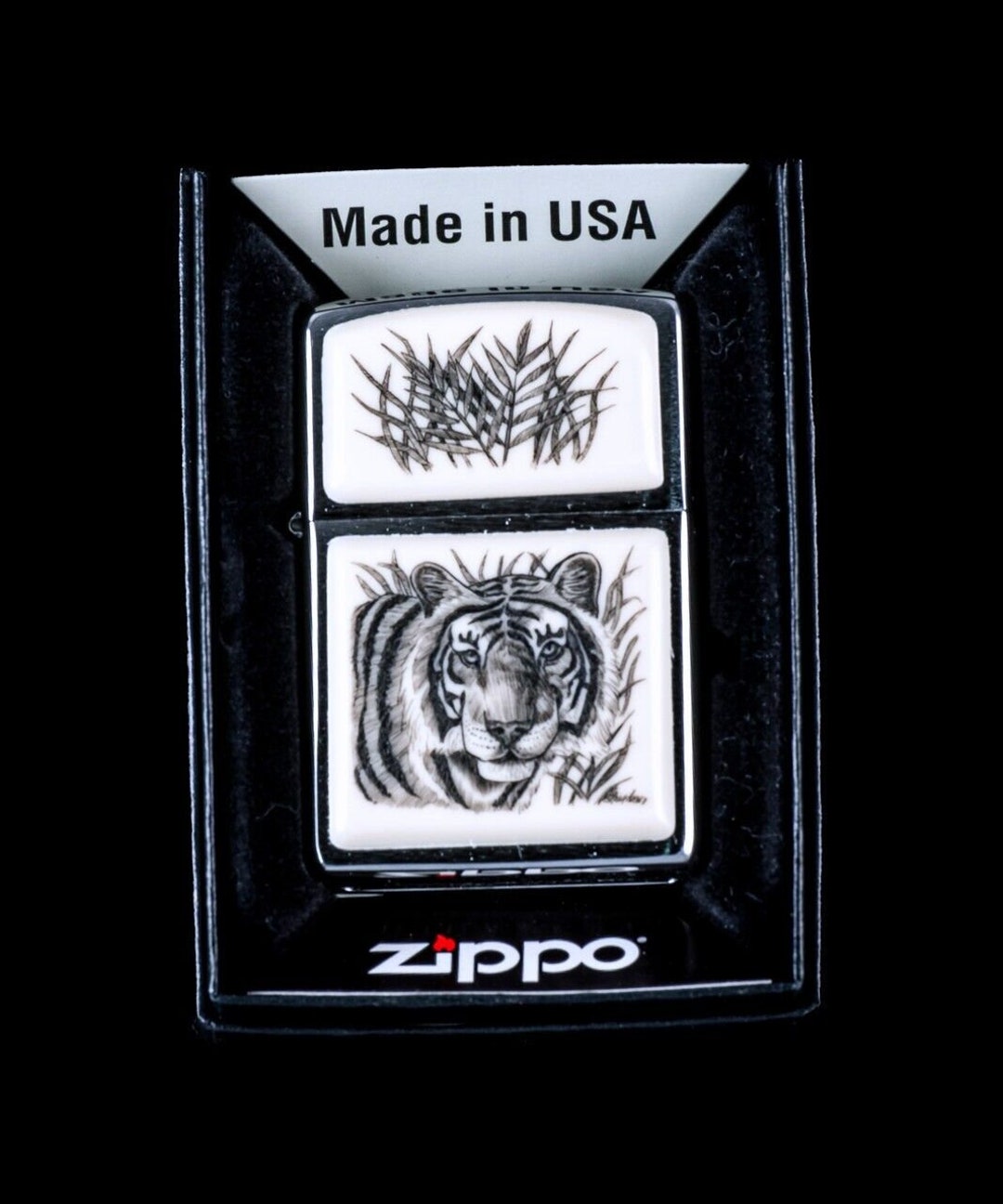 Rare Linda Layden Bengal Tiger Zippo Lighter - Etsy
