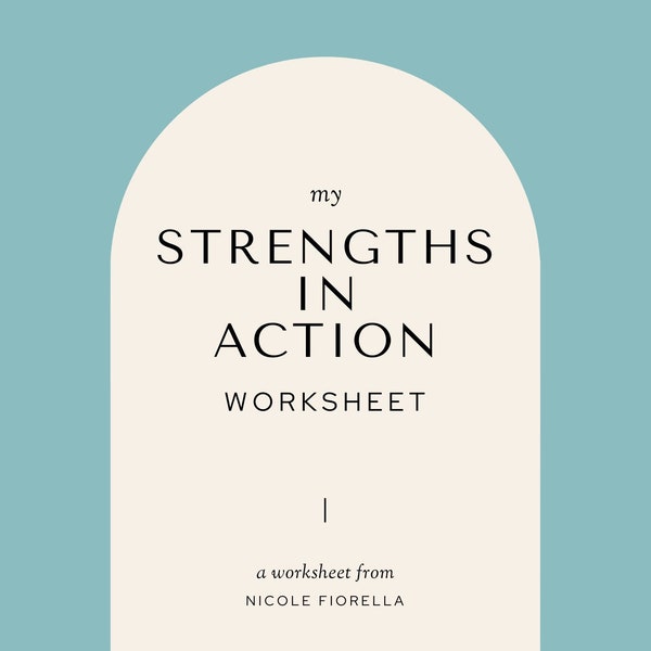 Inner Strength Worksheets - Etsy