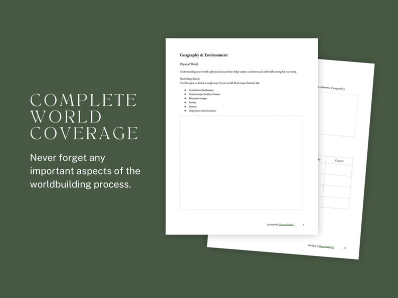 Ultimate Fantasy World-building Workbook | Novel Planning Journal | 20 ...