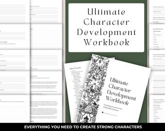 Character Development Workbook: Screenwriting & Novel Writing Tool - Etsy