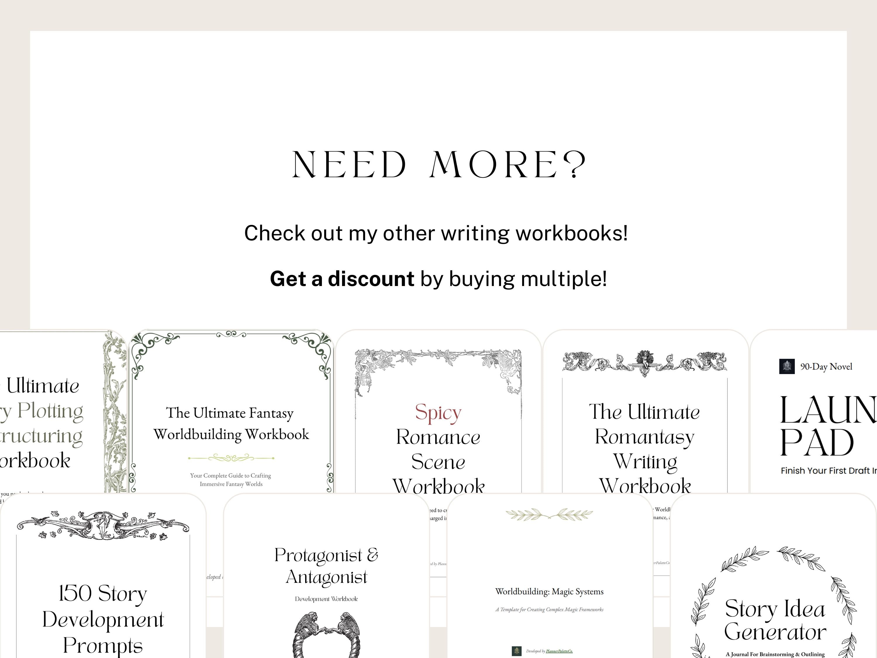 Ultimate Fantasy World-building Workbook | Novel Planning Journal | 20 ...