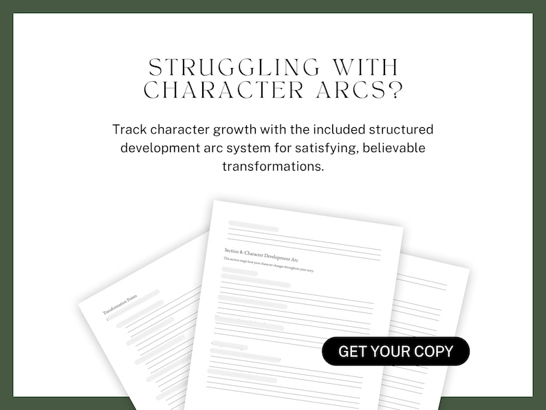 Ultimate Character Development Writing Workbook for Writers | Novel ...