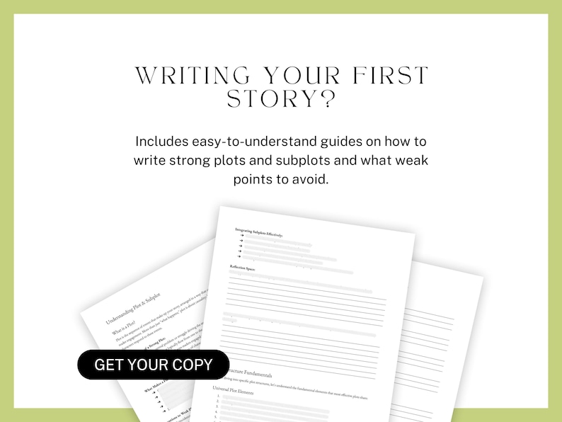 Ultimate Story Plotting & Structuring Workbook | 13 Plot Structures ...