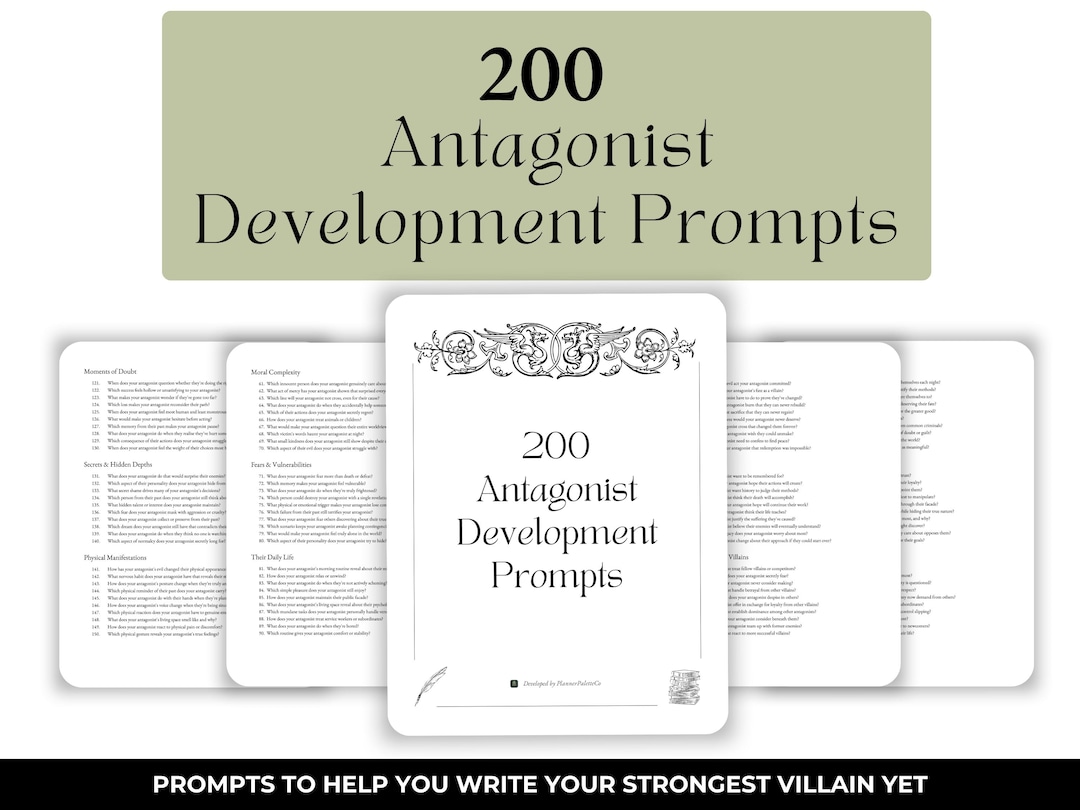 200 Antagonist Creative Writing Prompts | Main Villain Development ...