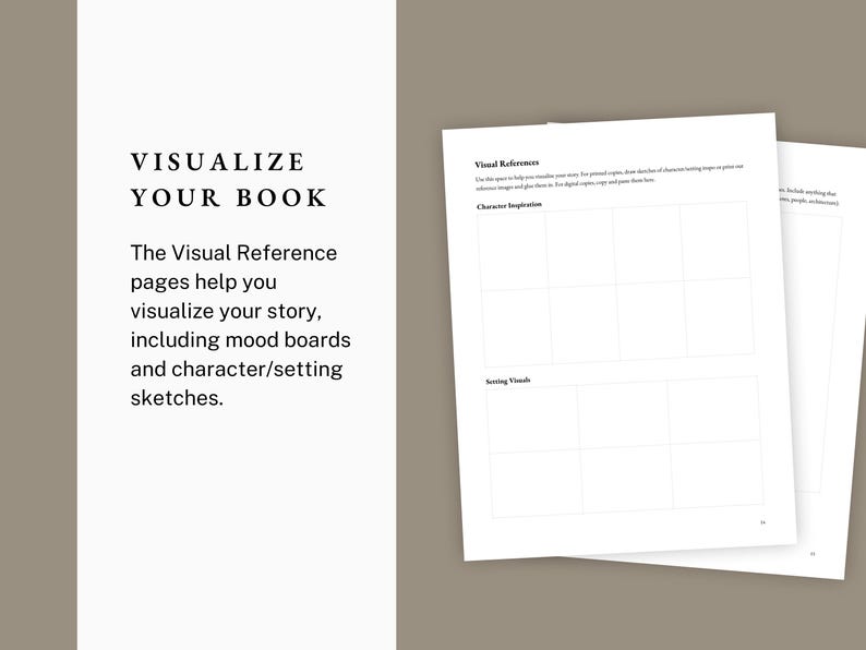 Story Idea Generation & Brainstorming Journal | Novel Planning Notebook | Brain Dump Book ...