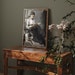 Antique Portrait Woman Reading, Vintage Bedroom Wall Decor, Elegant ...