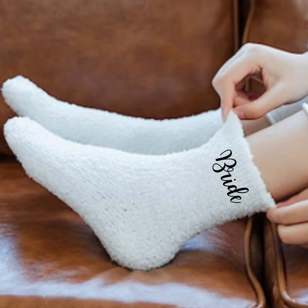 Custom Fuzzy Socks - Etsy