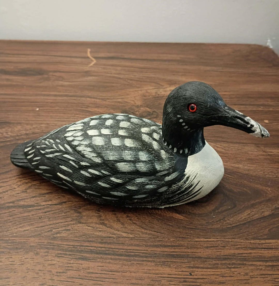 Vintage Brile-jesco Loon Decoy – Hand-painted Wildlife Figurine - Etsy