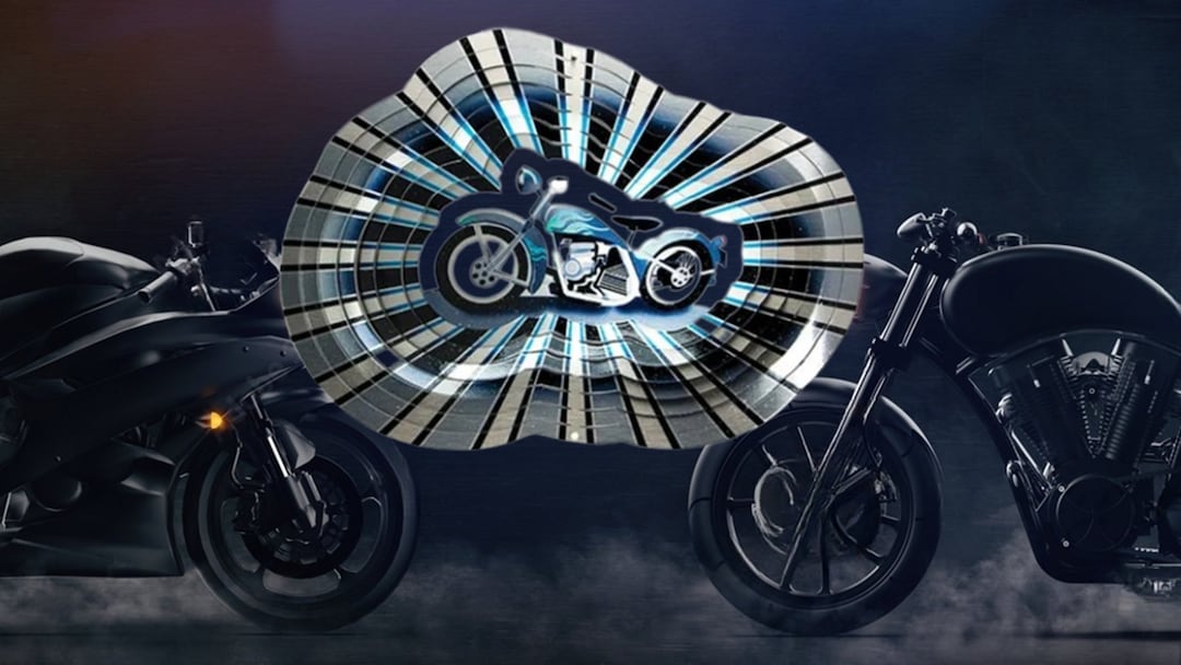 Motorcycle 12" Stainless Steel Wind Spinner - Etsy