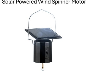 Hanging Solar Powered Wind Spinner Motor - Etsy