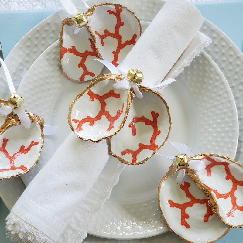 Coral Napkin Ring - Etsy