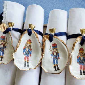 Set of 4 Nutcracker Napkin Rings Nutcracker Christmas - Etsy