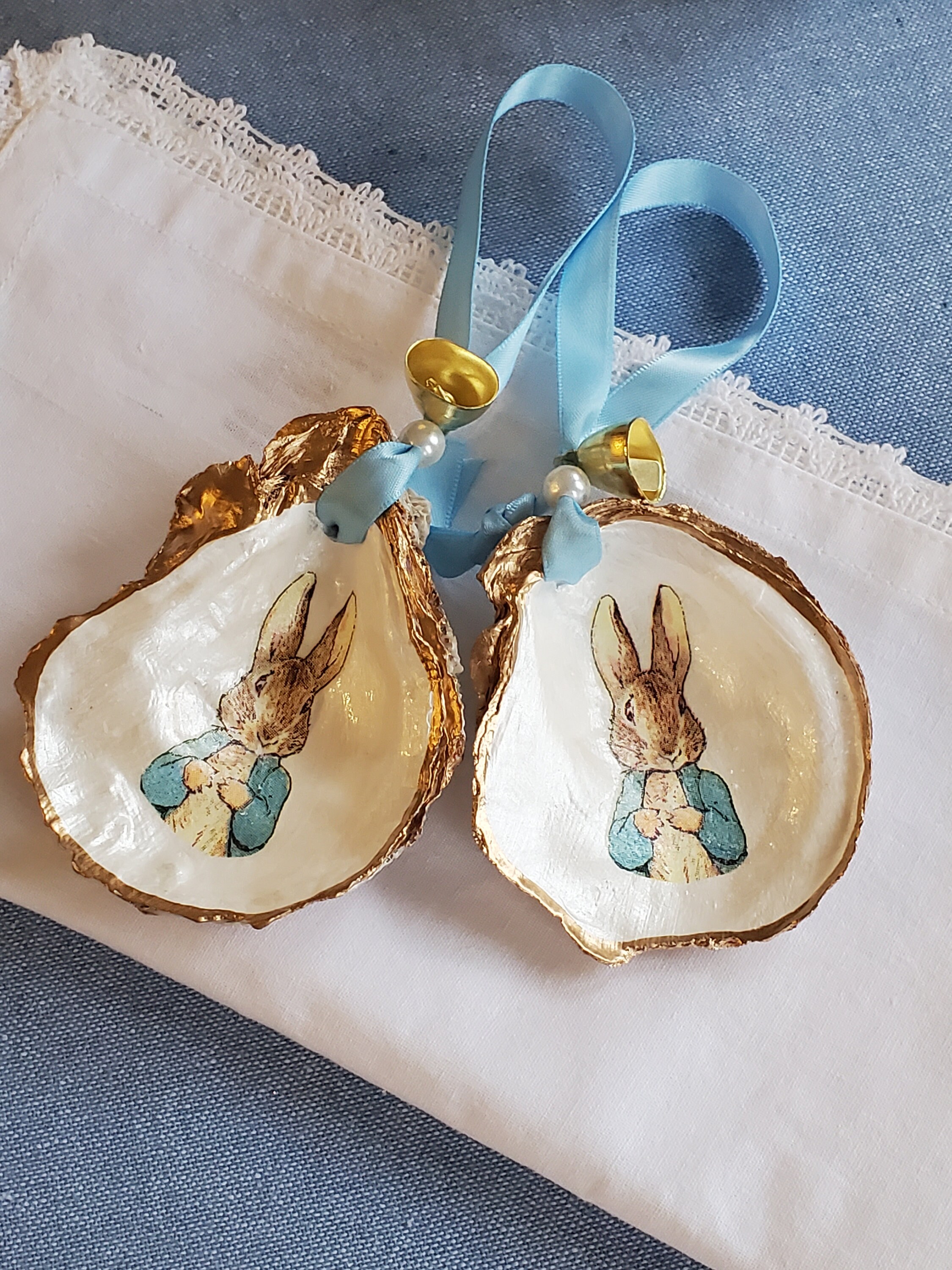 Set of 2 Peter Rabbit portrait Napkin - Etsy