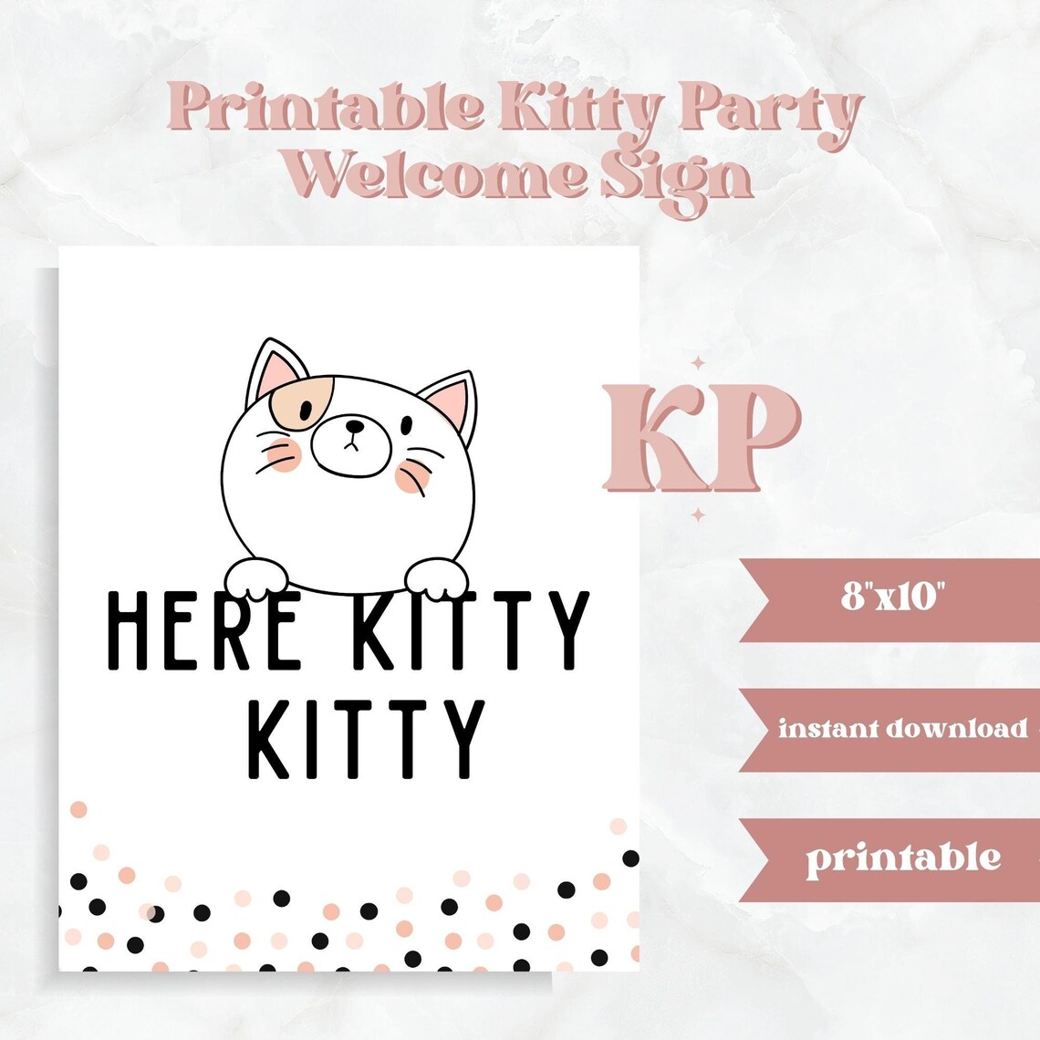 Kitty Party Welcome Sign | Kitty Party Decor | Kids Birthday Party ...