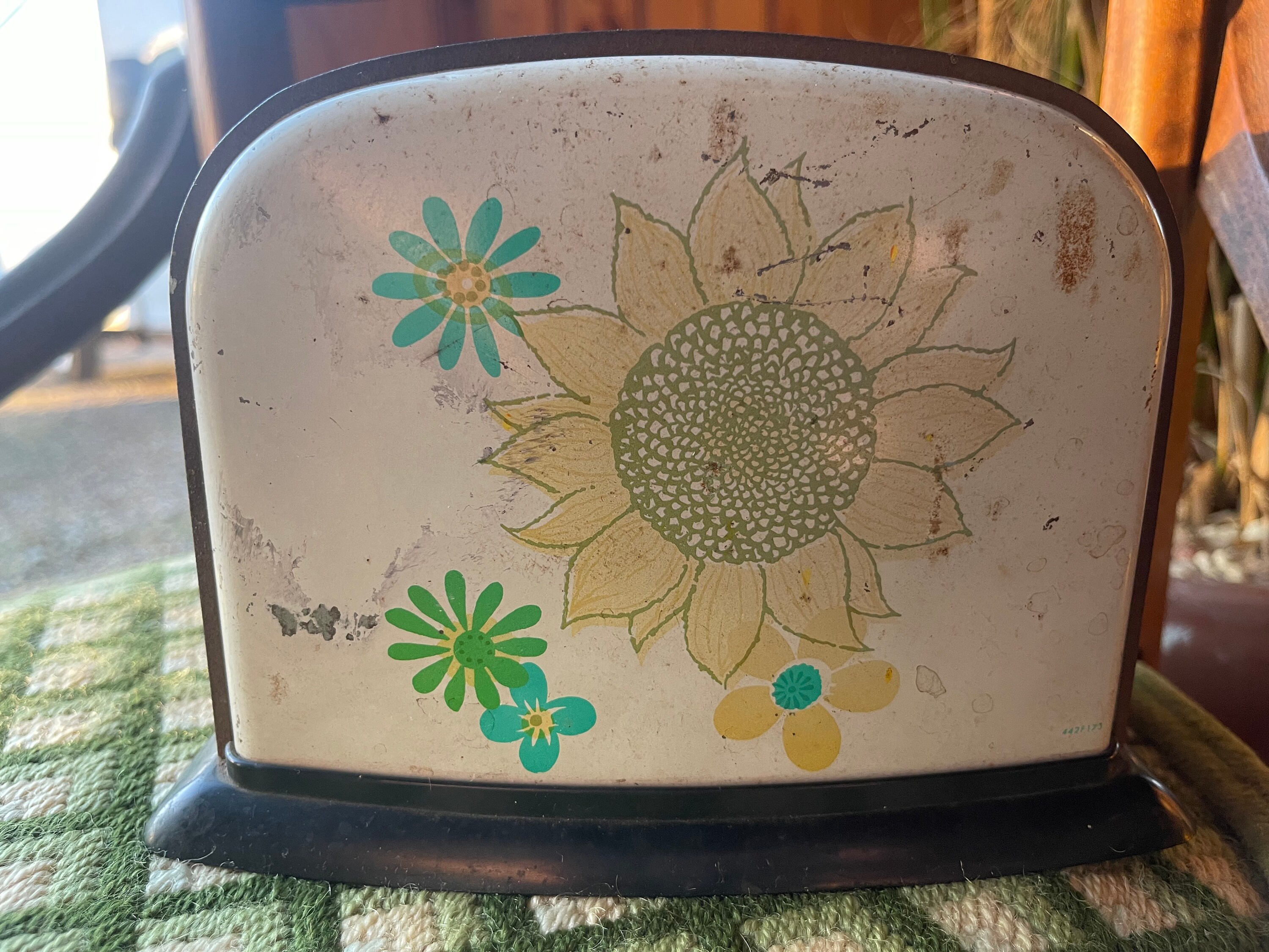 Vintage Toy Tin Toaster With Awesome Boho Flower Print - Etsy