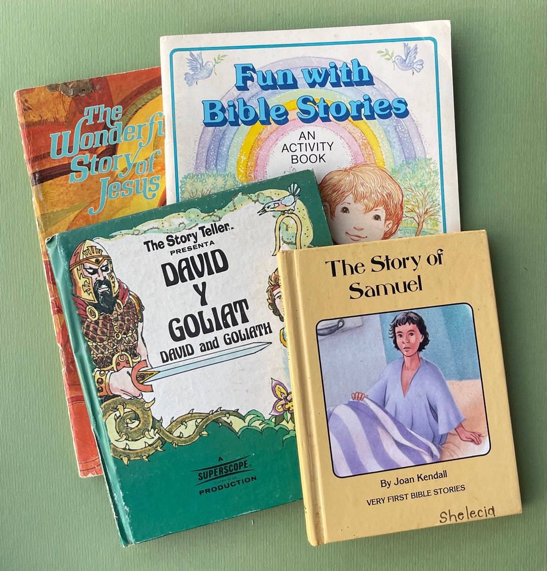 Vintage Children’s Christian Book Collection | Easter Gift | Bible ...