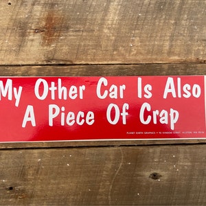 Vintage Bumper Stickers 80s & 90s, Multiple Themes - Etsy