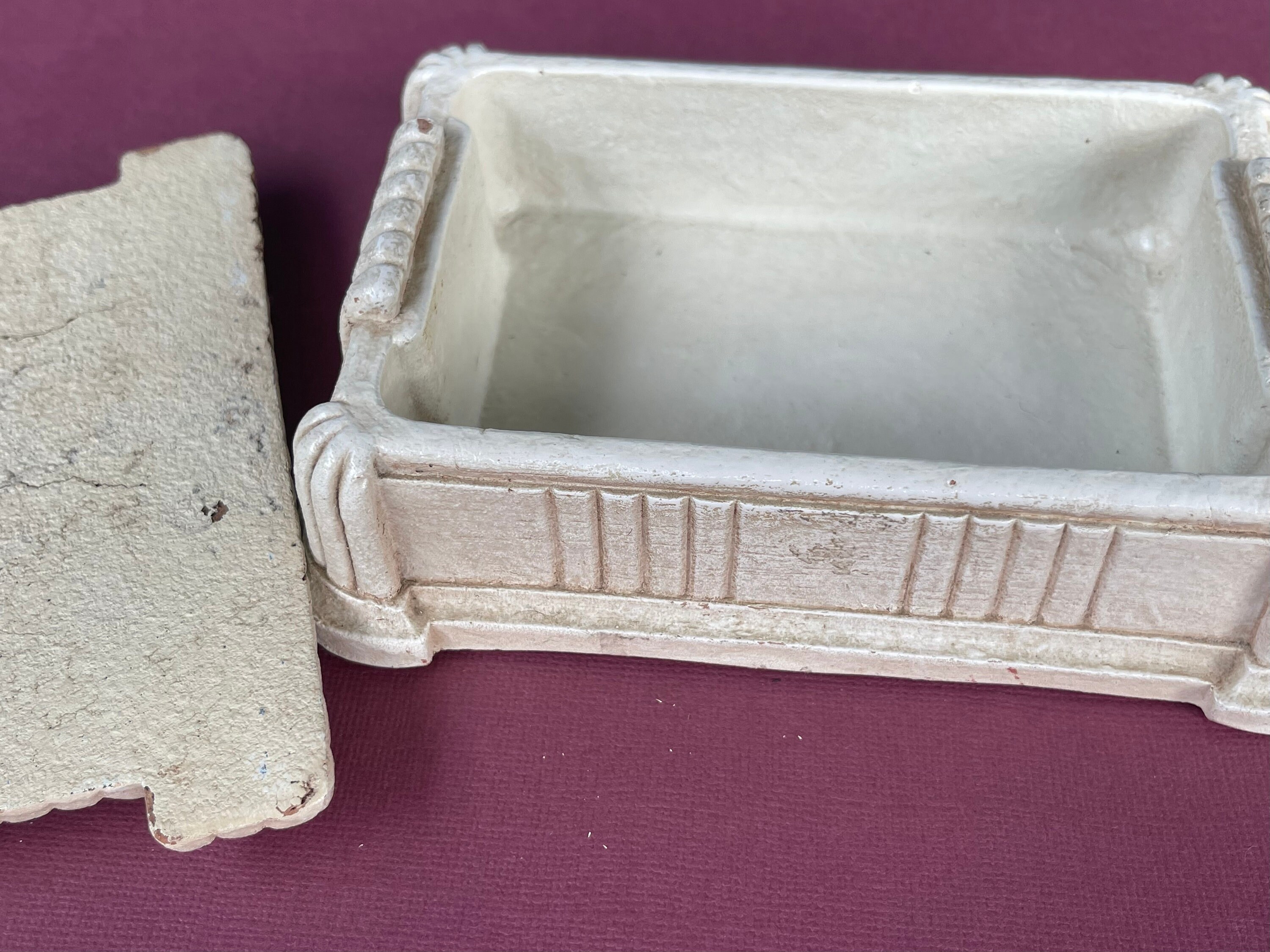 1940s Syroco Wooden Maritime Box With Lid Trinket or - Etsy