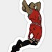 Derrick Rose Slam Dunk Glossy Sticker 3, Water Resistant Laptop and ...