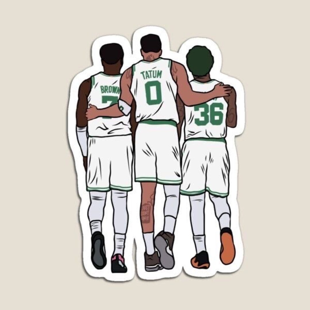 Marcus Smart Jayson Tatum Jaylen Brown Glossy Sticker 3 - Etsy