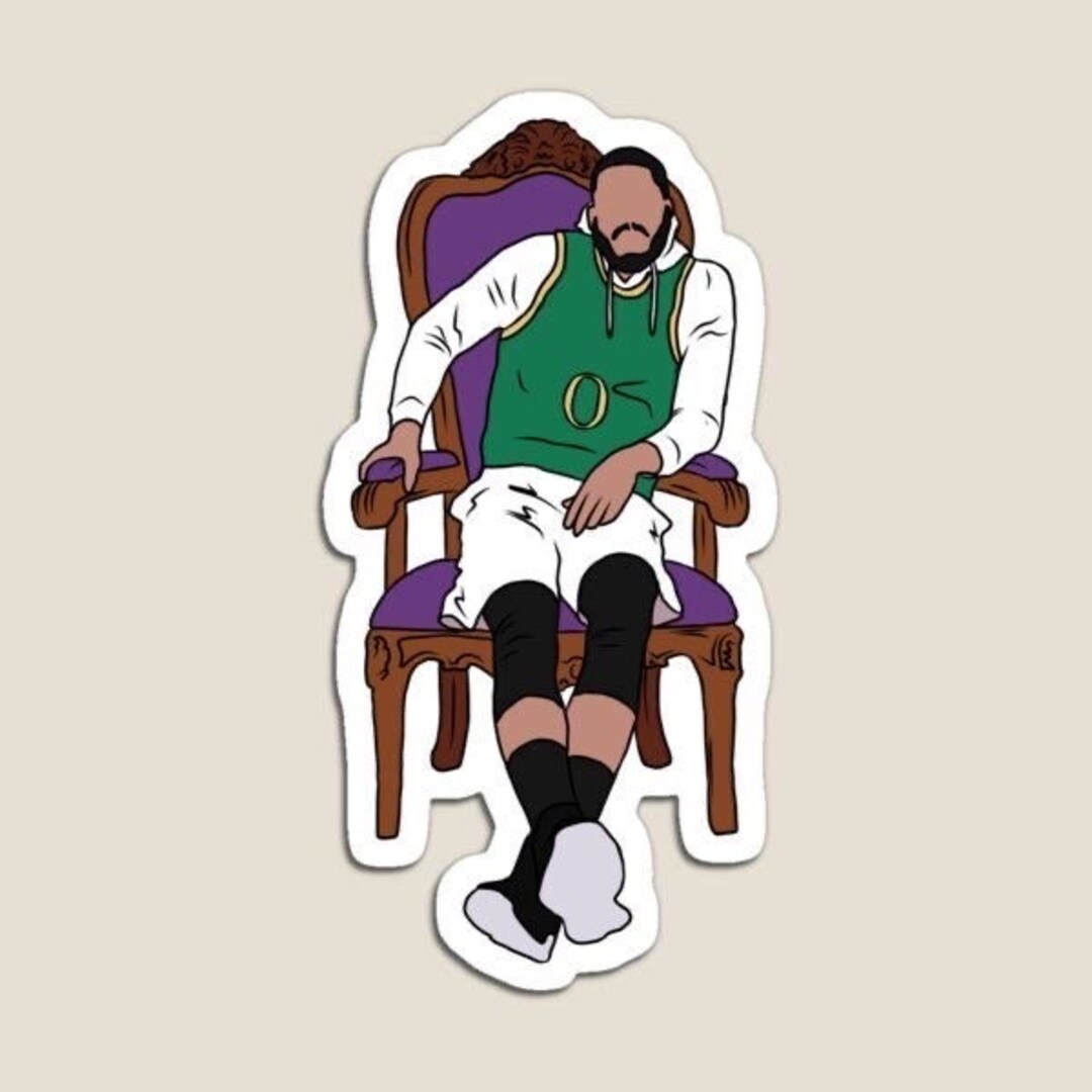 King Jayson Tatum Glossy Sticker 3, Water Resistant Laptop and Phone ...