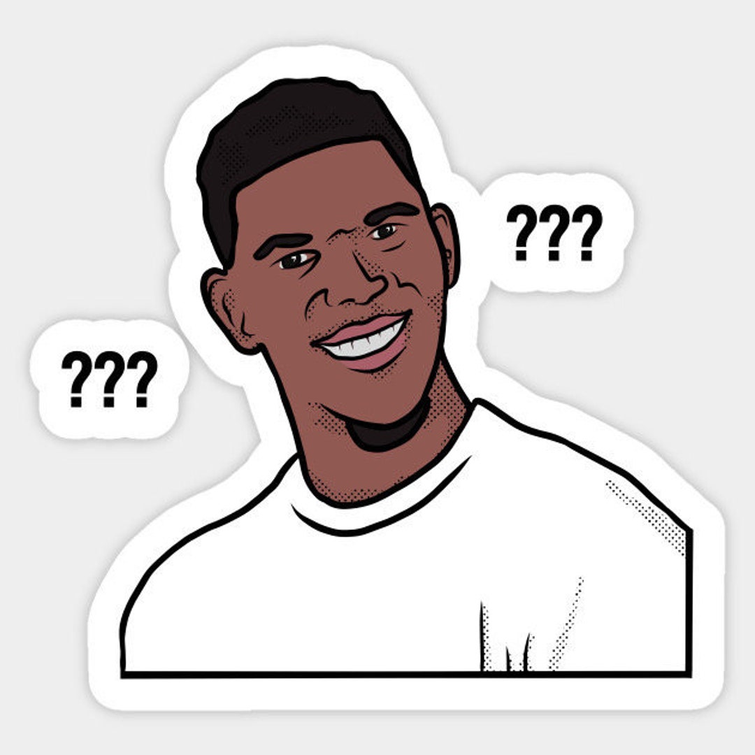 Nick Young Confused Meme Glossy Sticker 3 Water Resistant - Etsy