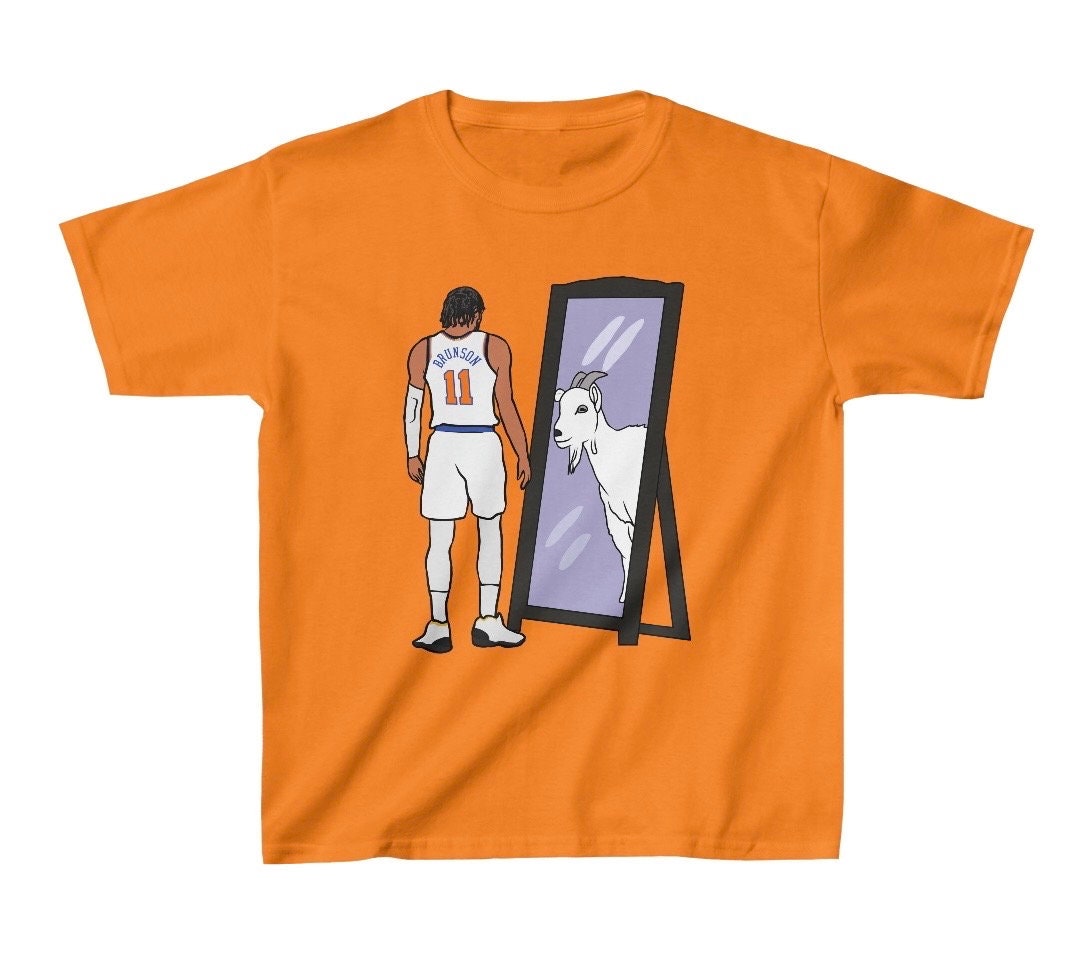Kid's T-shirt Jalen Brunson Mirror GOAT YOUTH Sizes - Etsy