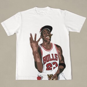 Michael Jordan Celebration Full-print T-shirt - Etsy
