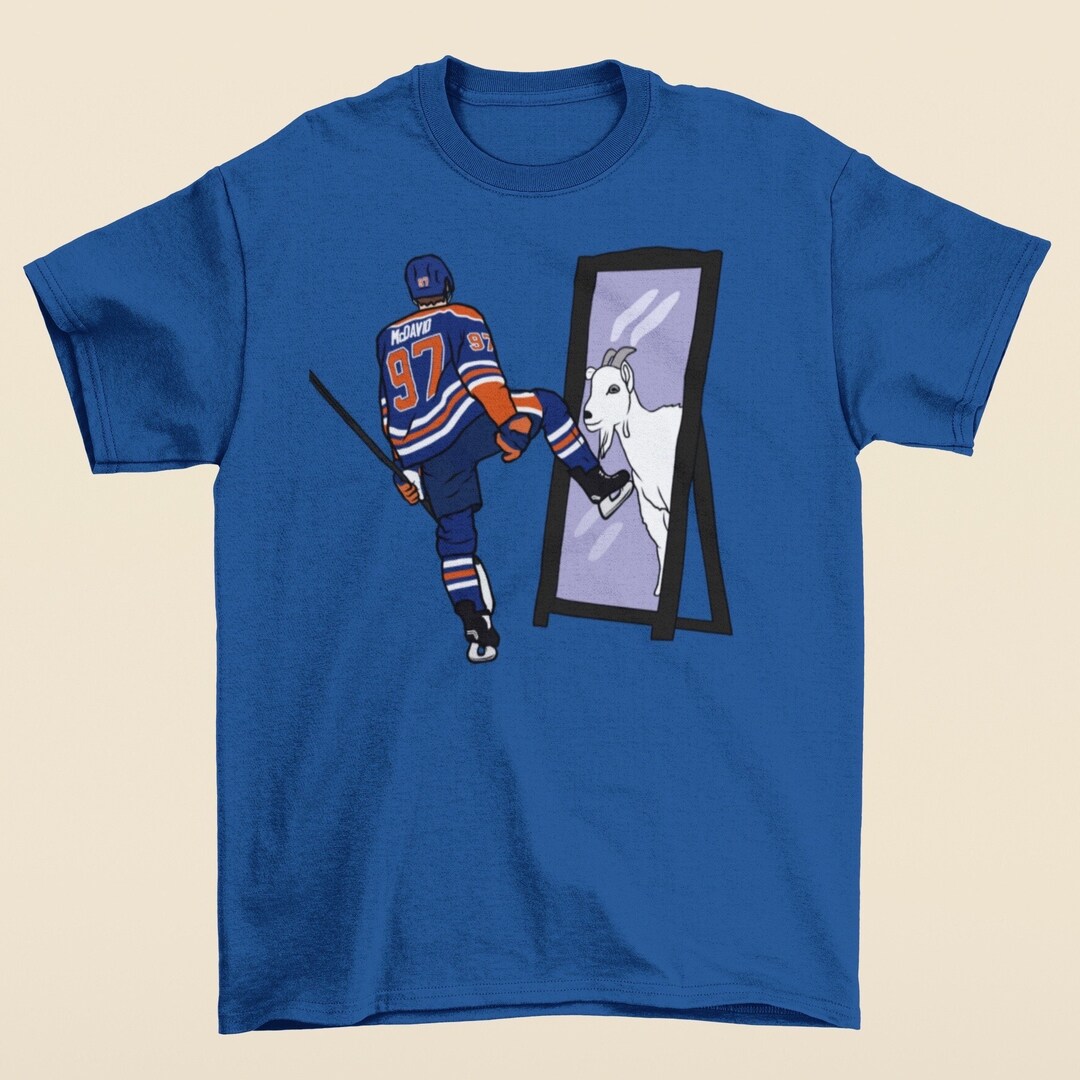 Connor Mcdavid Mirror GOAT T-shirt - Etsy