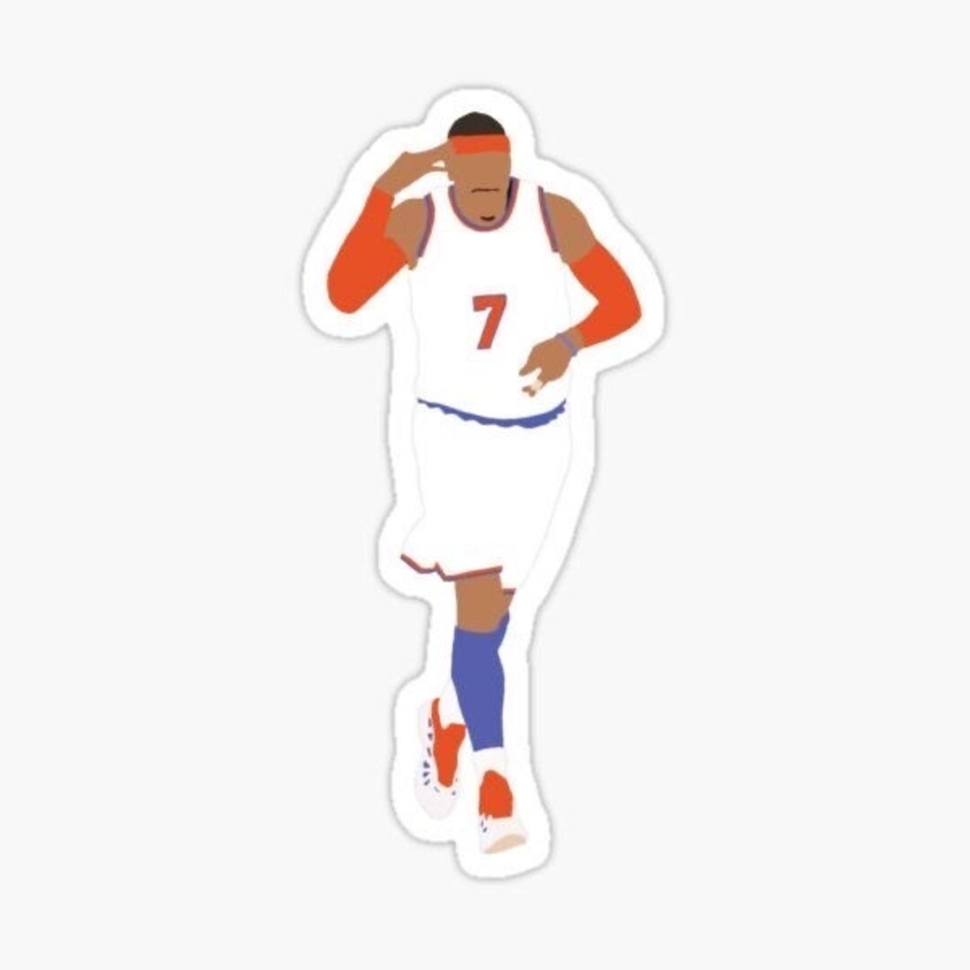 Carmelo Anthony 3 to the Dome Celebration Glossy Sticker 3 - Etsy