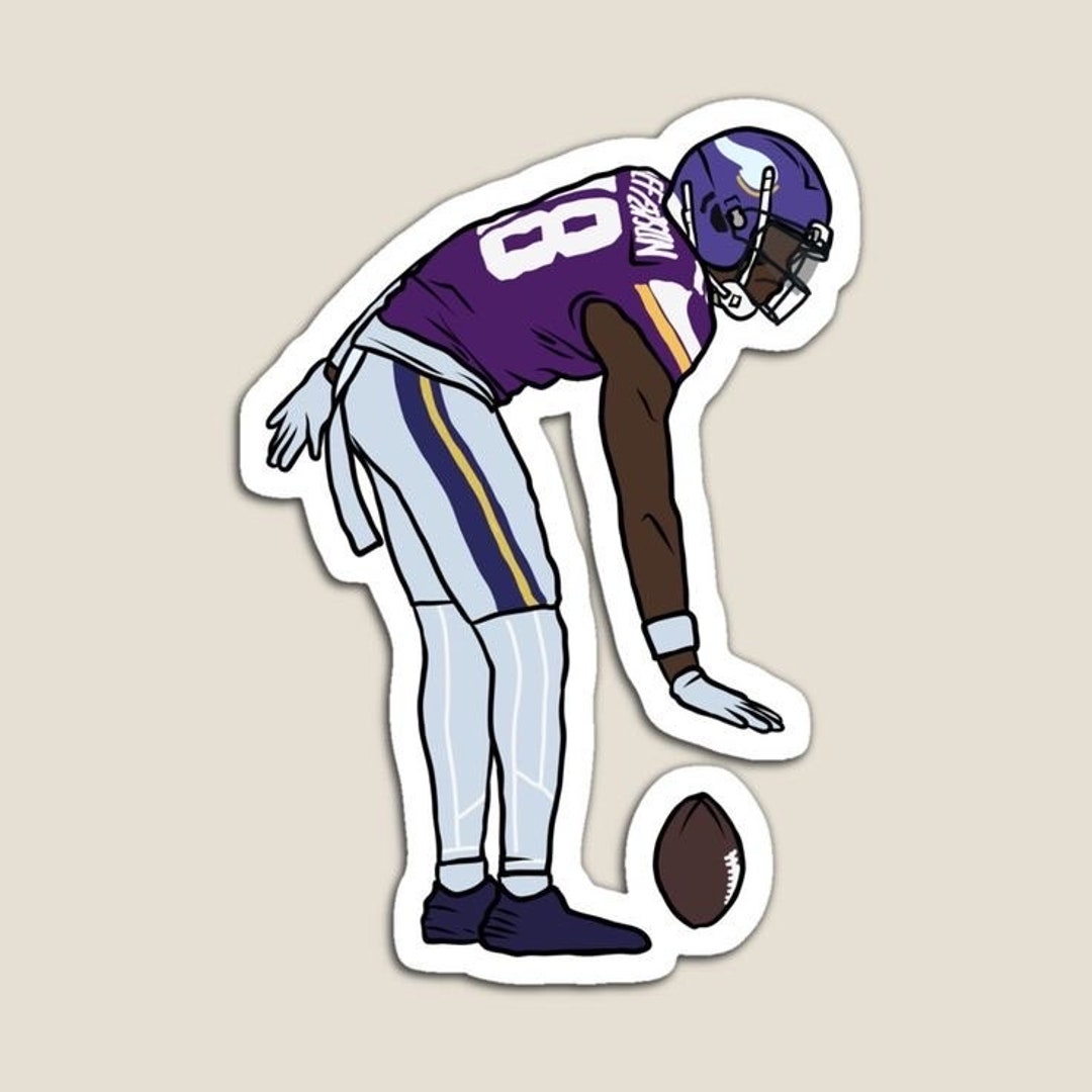 Justin Jefferson Catch Glossy Sticker 3, Water Resistant Laptop and ...