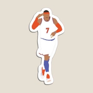 Carmelo Anthony 3 to the Dome Celebration Glossy Sticker 3, Water ...