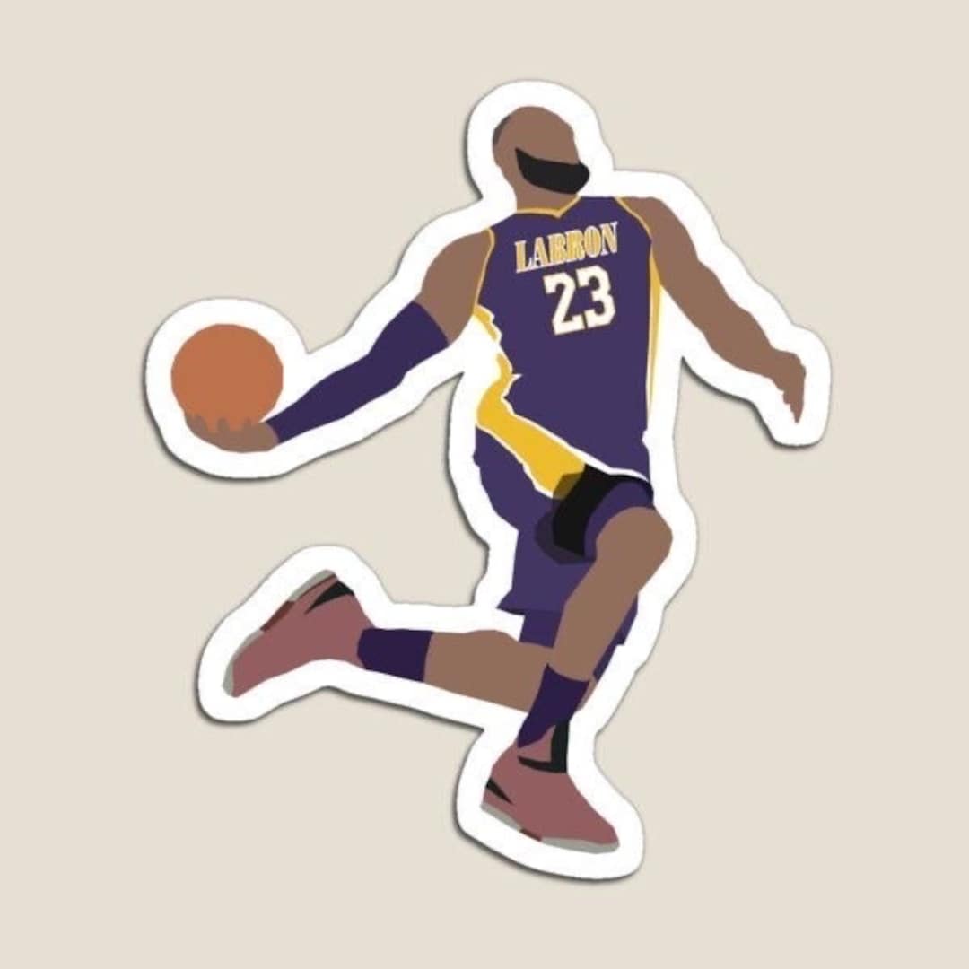 Lebron James labron Glossy Sticker 3, Water Resistant Laptop and Phone ...