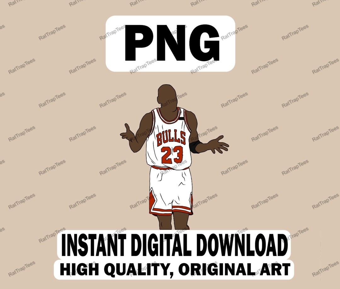 Michael Jordan Shrug PNG File high Quality, Digital Download for ...
