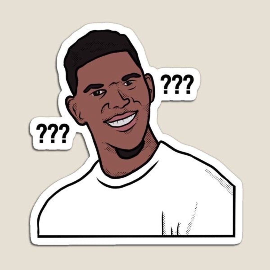 Nick Young Confused Meme Glossy Sticker 3, Water Resistant Laptop and ...