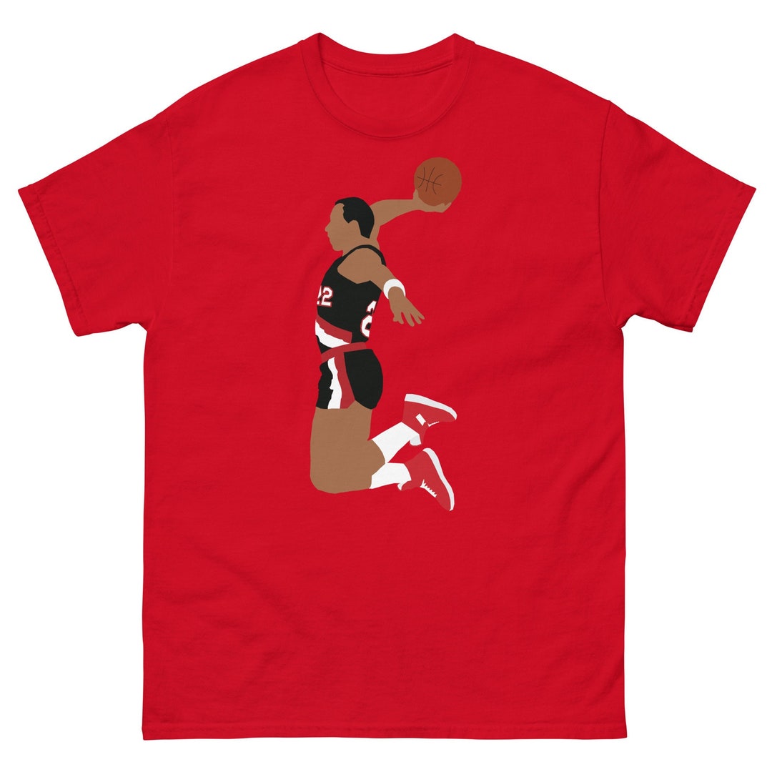 Clyde Drexler Dunk T-shirt - Etsy