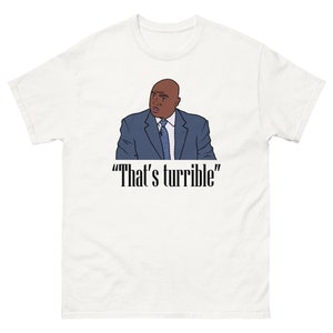 Charles Barkley thats Turrible Funny T-shirt - Etsy