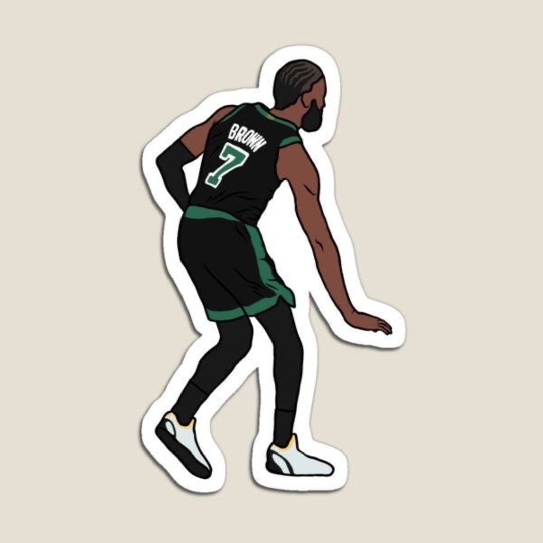 Jaylen Brown Too Small Glossy Sticker 3, Water Resistant Laptop and ...