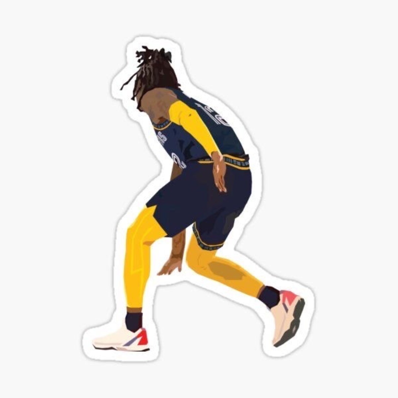 Ja Morant Too Small Glossy Sticker 3 Water Resistant Etsy