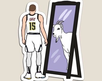 Michael Jordan Dunk Contest Glossy Sticker 3 Water - Etsy