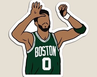 Kyrie Irving Back-to Glossy Sticker 3, Water Resistant Laptop and Phone ...