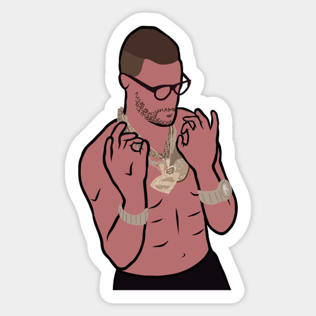 Kirk Cousins Drip Funny Glossy Sticker 3, Water Resistant Laptop and ...