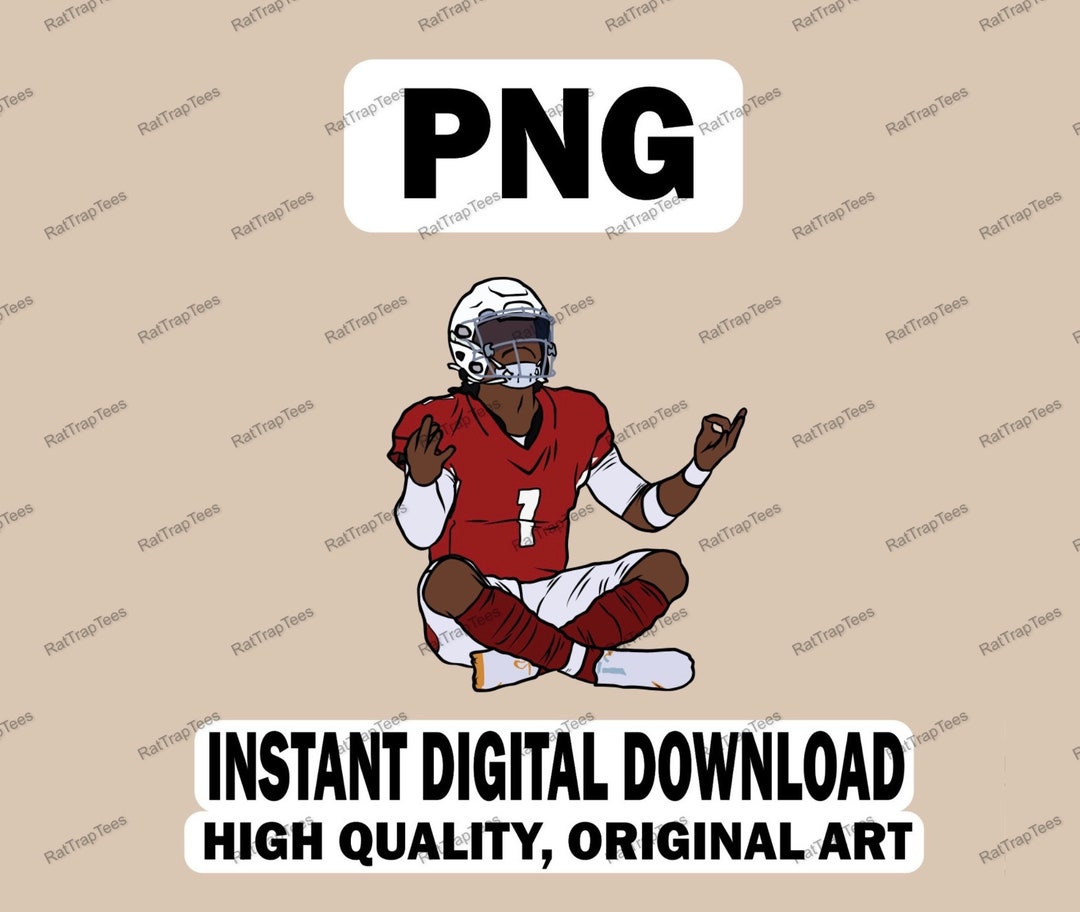 Kyler Murray Meditation Celebration PNG File high Quality, Digital ...