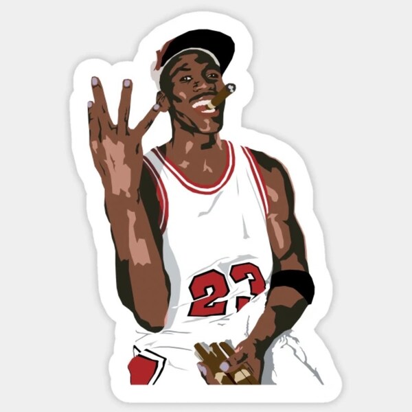 Michael Jordan Stickers - Etsy