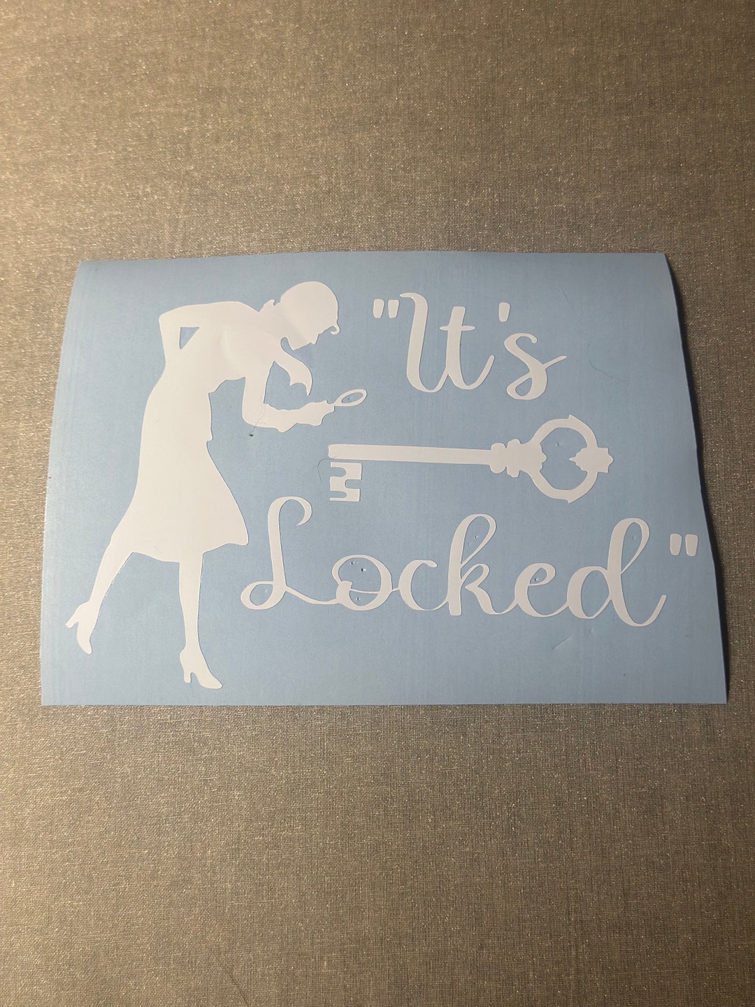 Nancy Drew "it's Locked" Vinyl Decal Sticker - Sleuth Gamer Decor - Etsy